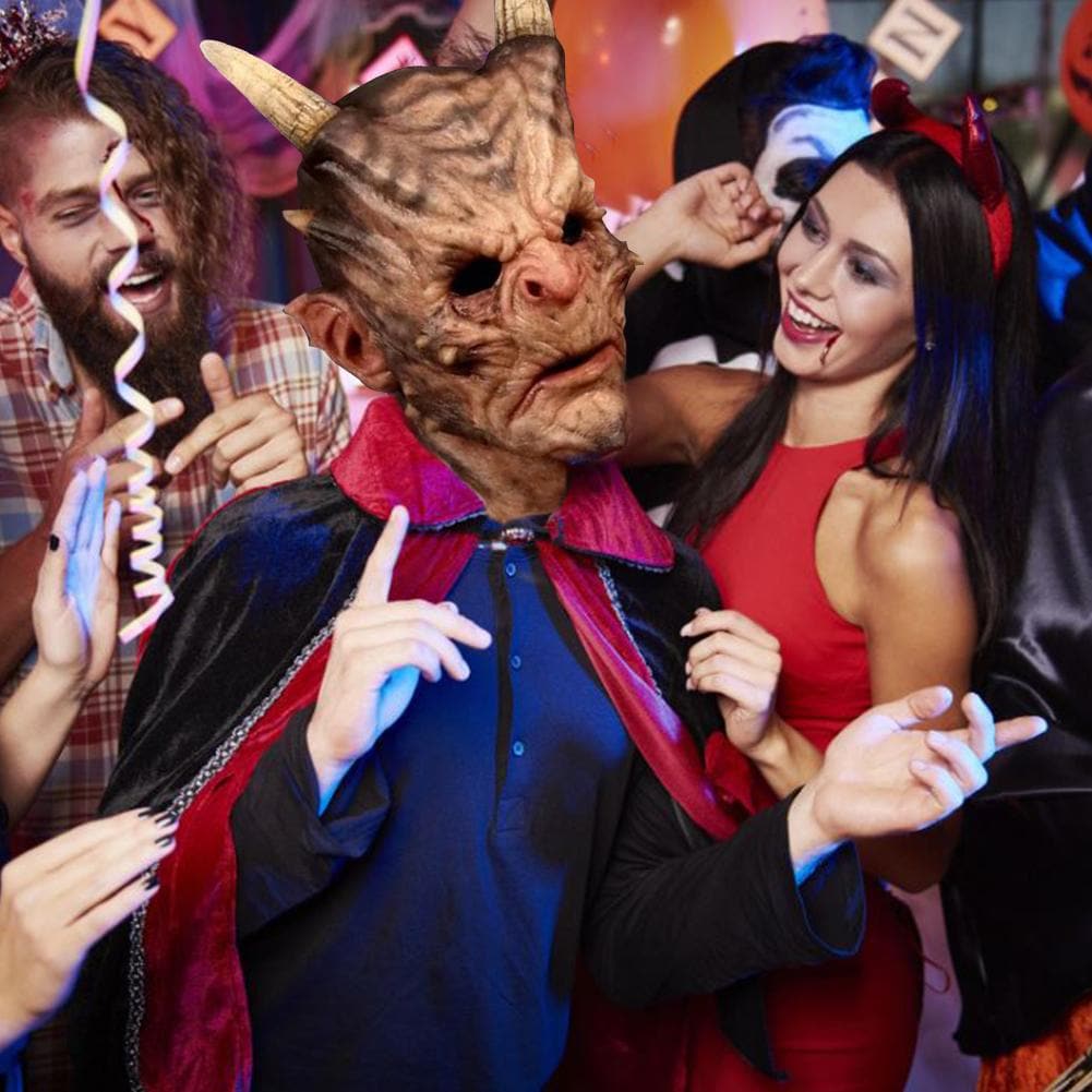 Get Devil Halloween Mask for Halloween – Masks & Capes